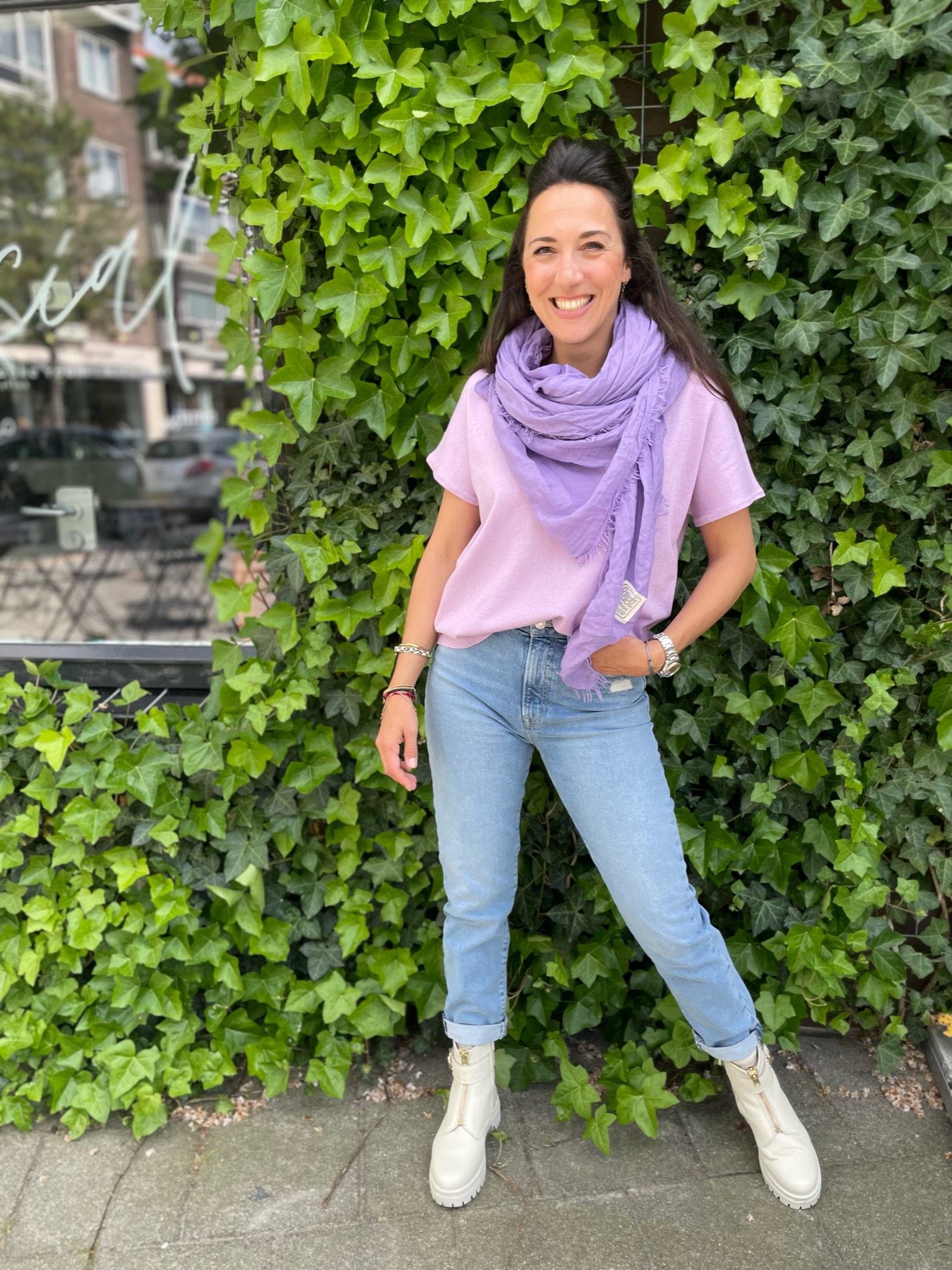 High Rise Mom Jeans Star Denim Blue 28 2900011277041