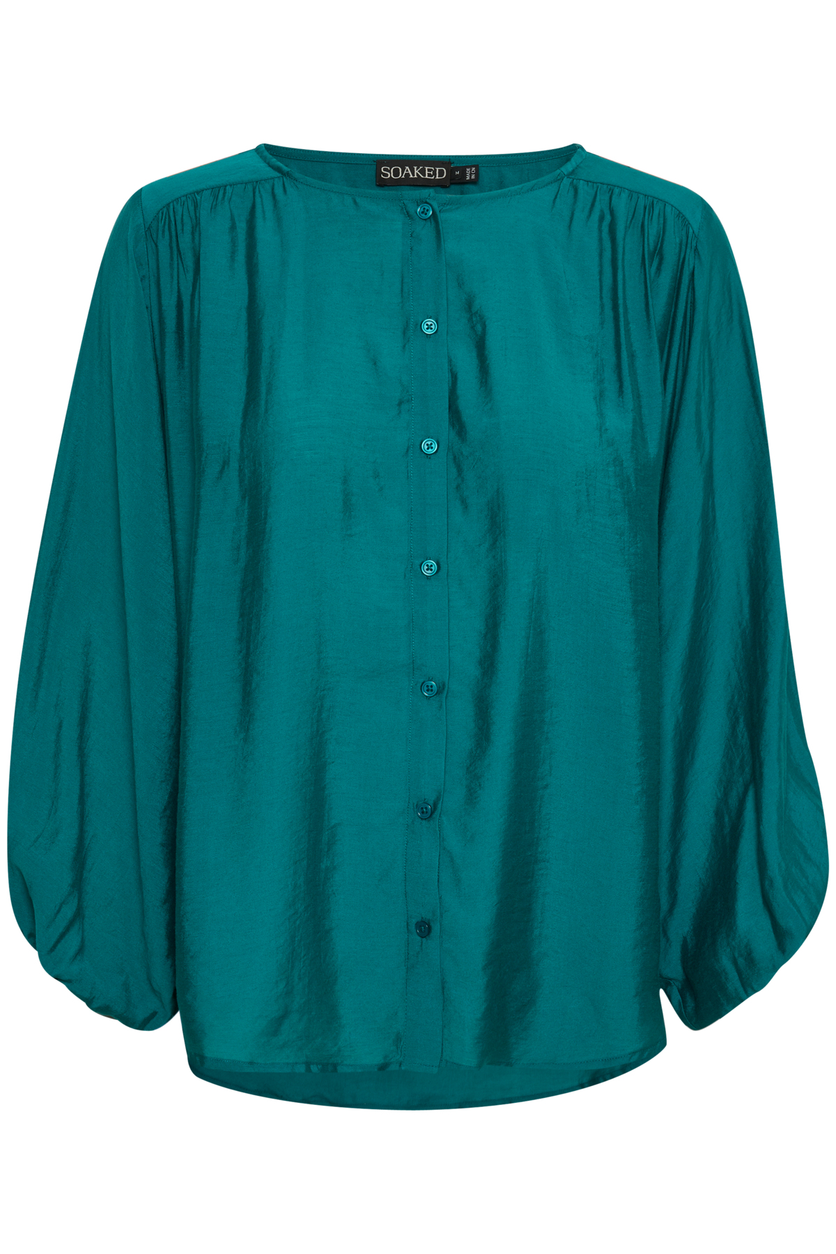 Leodora Blouse 3/4 | Petrol | L | 2900012599043