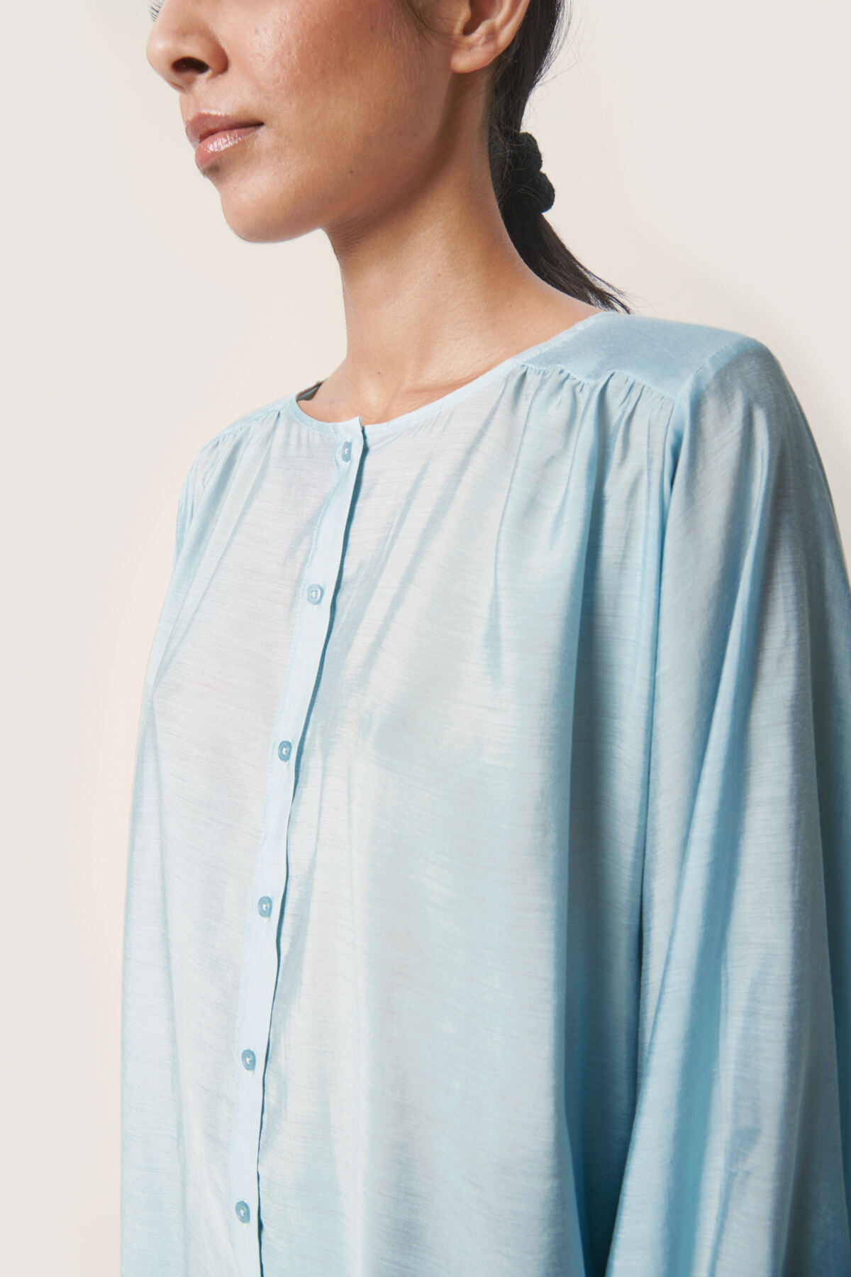 Leodora Blouse 3/4 | Blauw | M | 2900012598039